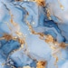 Marble Digital Paper, Blue Marble Digital Paper, Blue and Gold Digital ...