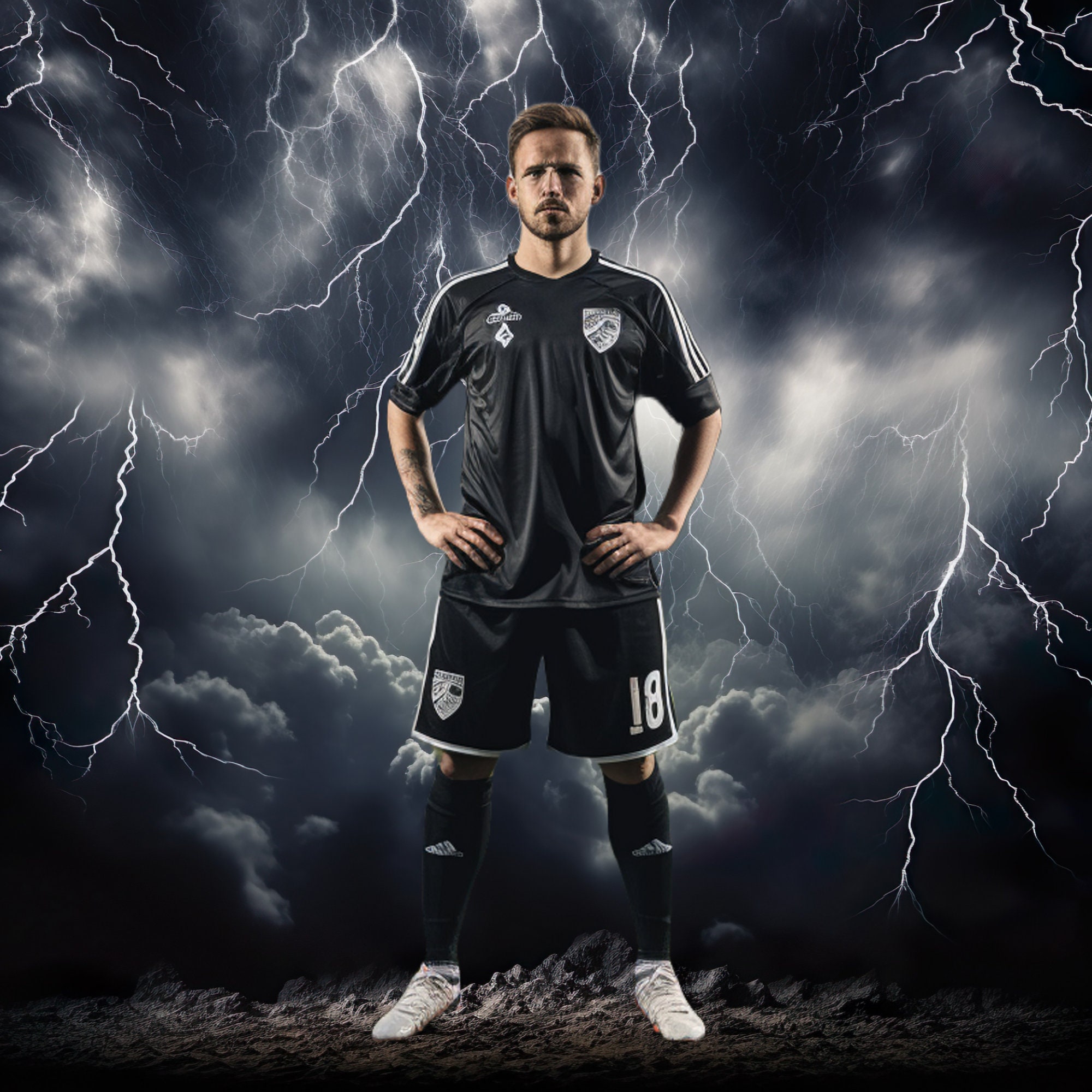 Lightning Sports Background, Lightning Sports Backdrop, Lightning ...