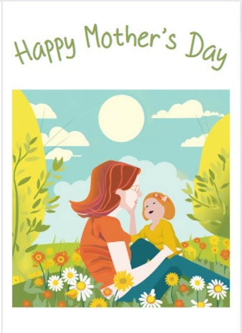 Printable Mothers Day Card Printable Mothers Day Card - Etsy