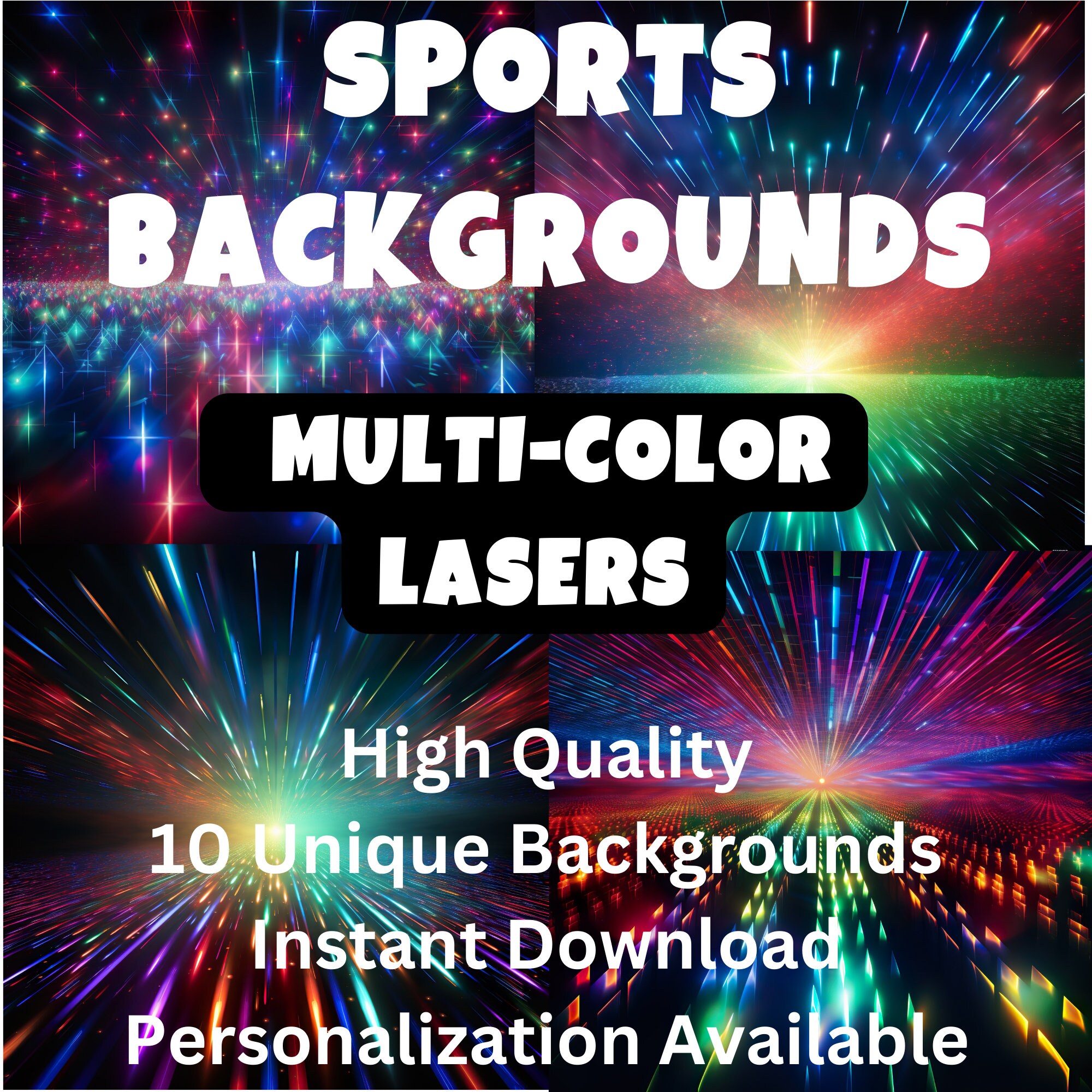Laser Background, Sports Backdrop, Laser Background, Multi Color, Band ...