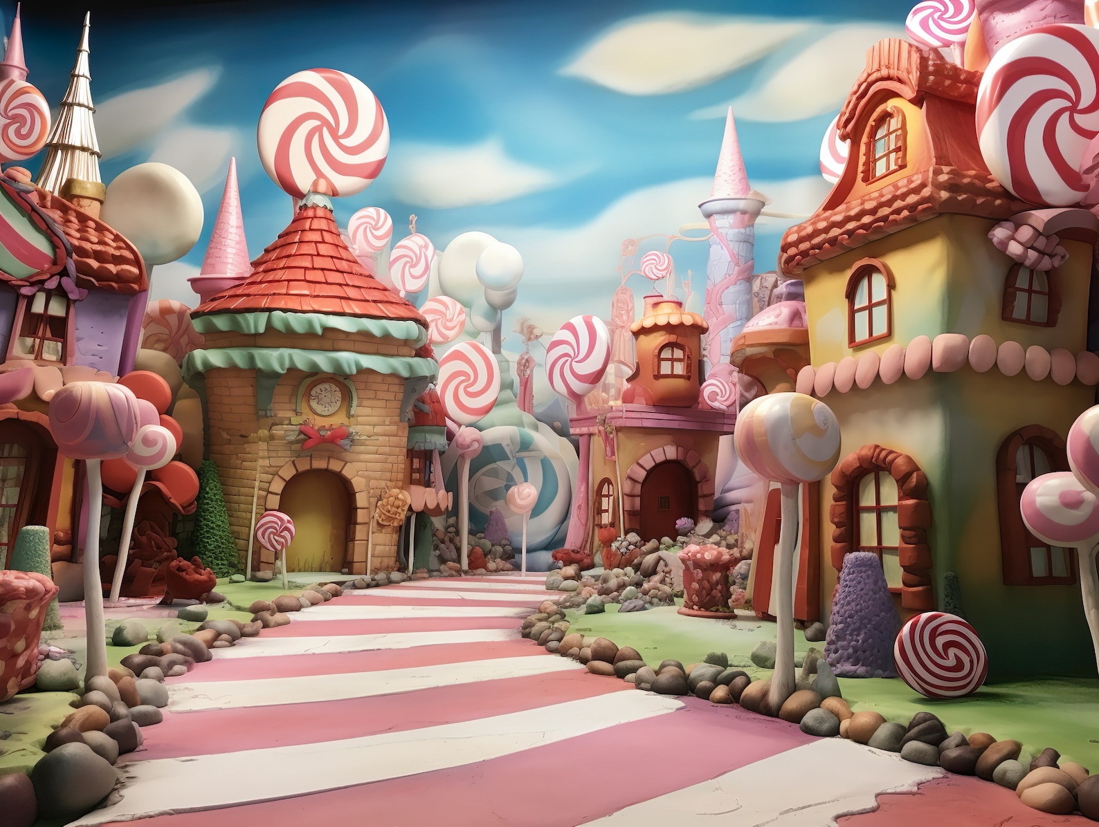 Candyland Style Digital Photo Backdrops, Digital Photo Backgrounds - Etsy
