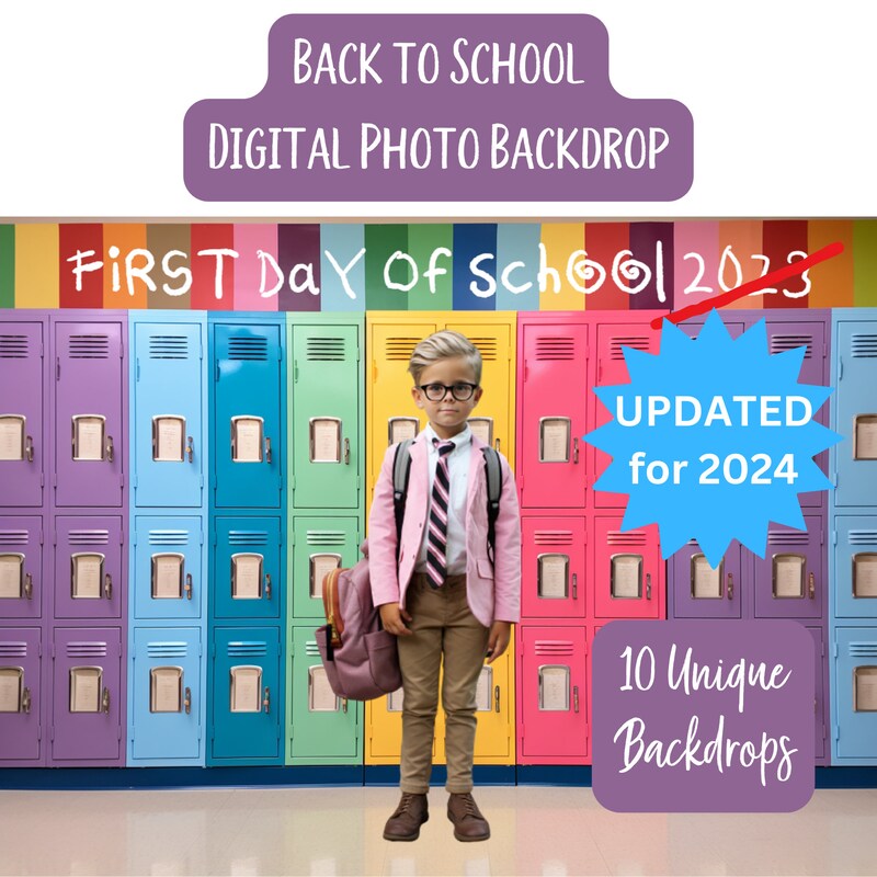 School Backdrop - Etsy