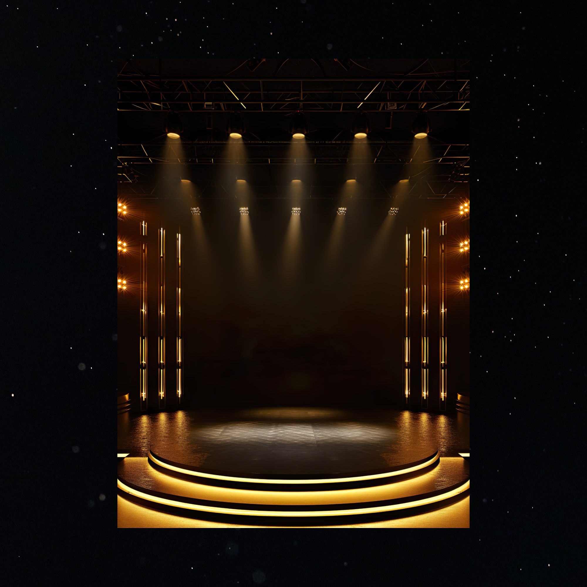 Stage Background, Digital Photo Backdrop - Etsy
