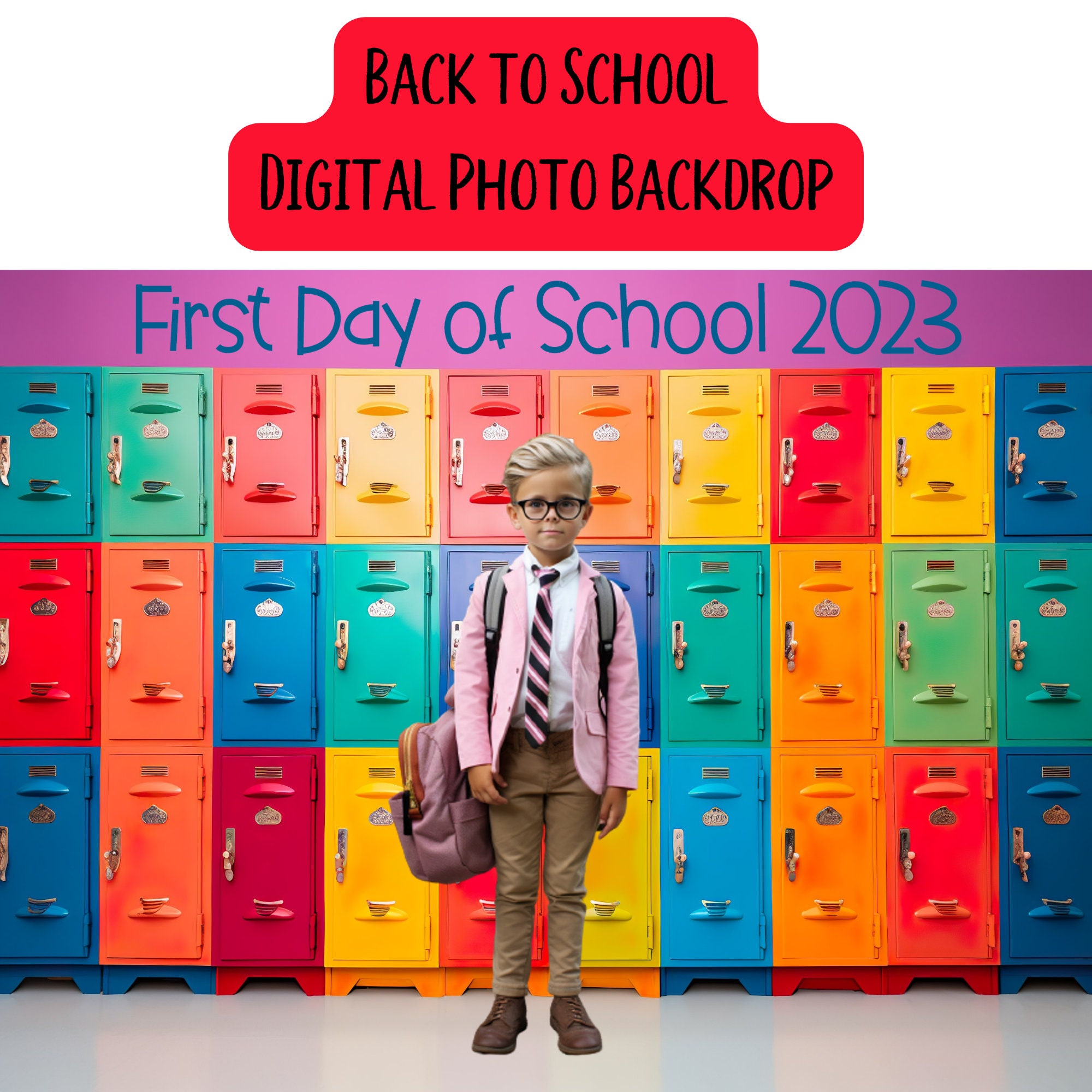 Back to School Photo Backdrops First Day of School Photo - Etsy