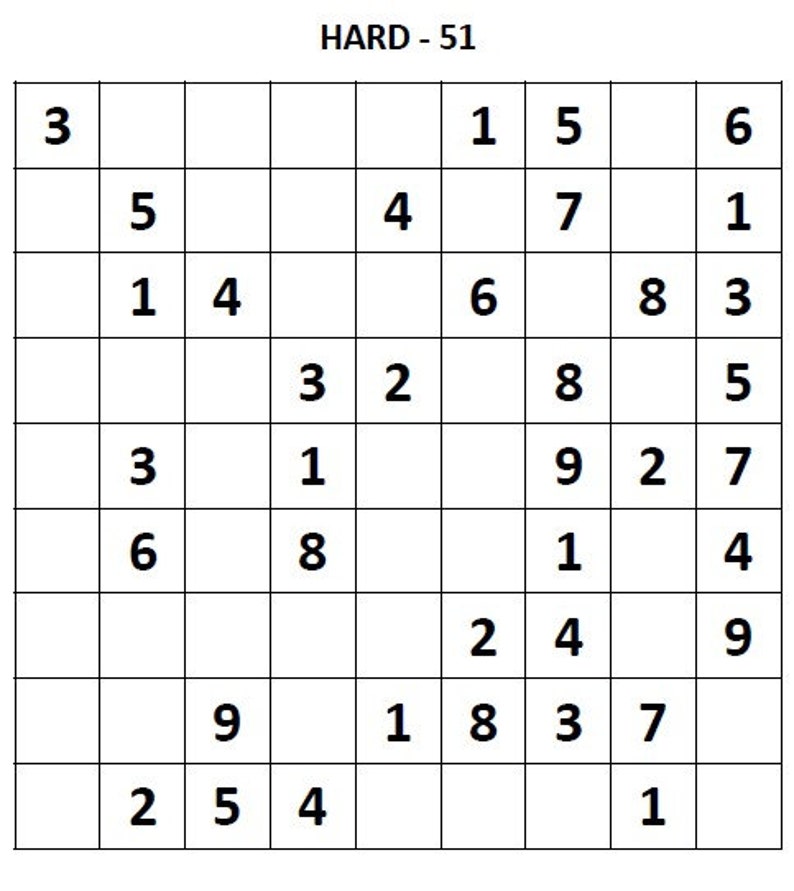 Sudoku Puzzles Printable, Sudoku Printable, Sudoku Large Print, Sudoku ...