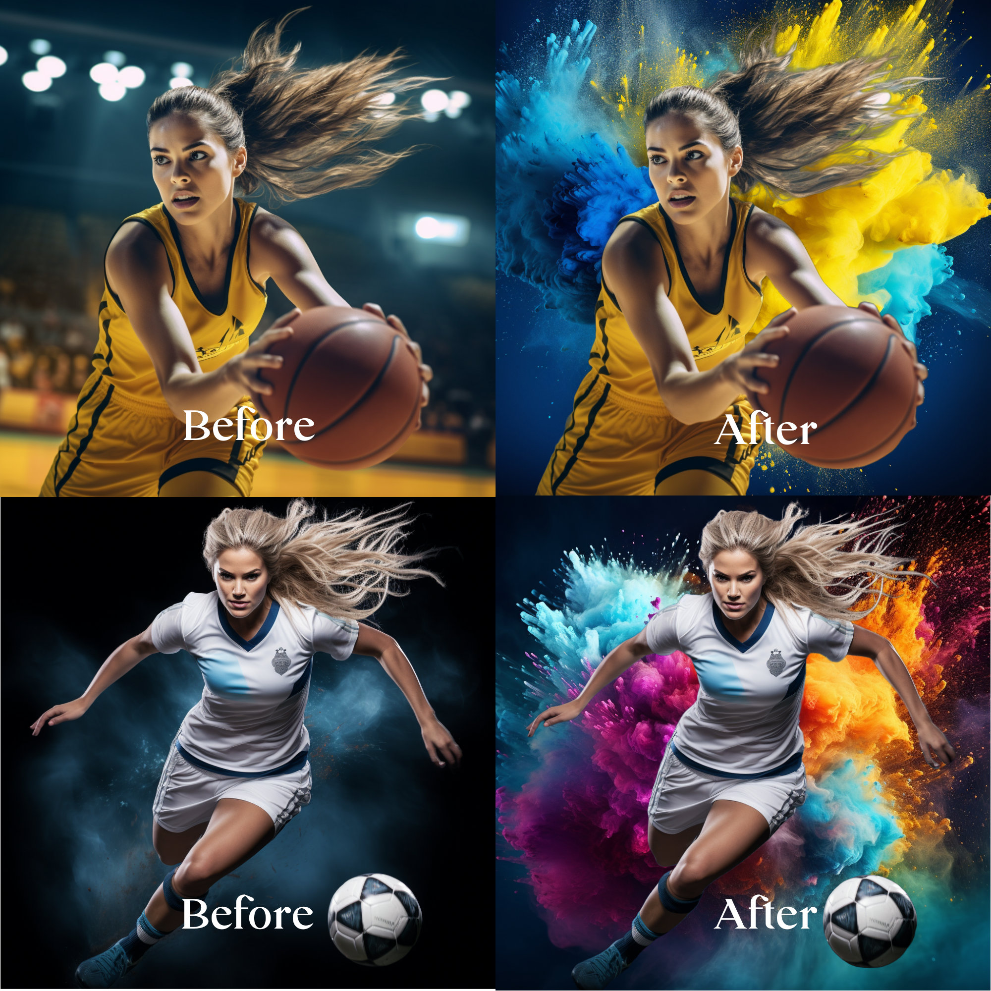 Color Explosion Sports Background, Sports Backdrop, Cheer, Band ...