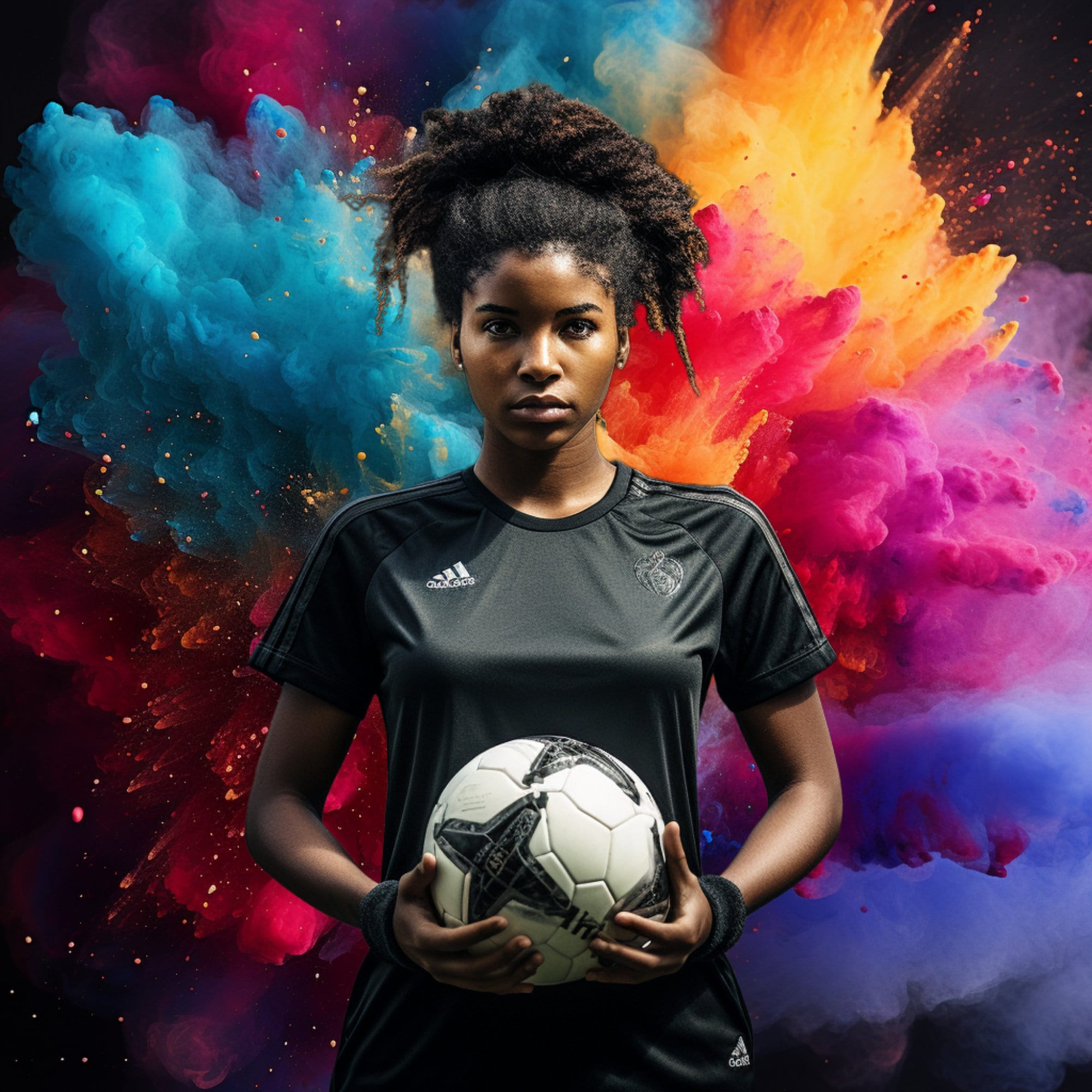Color Explosion Sports Background, Sports Backdrop, Cheer, Band ...