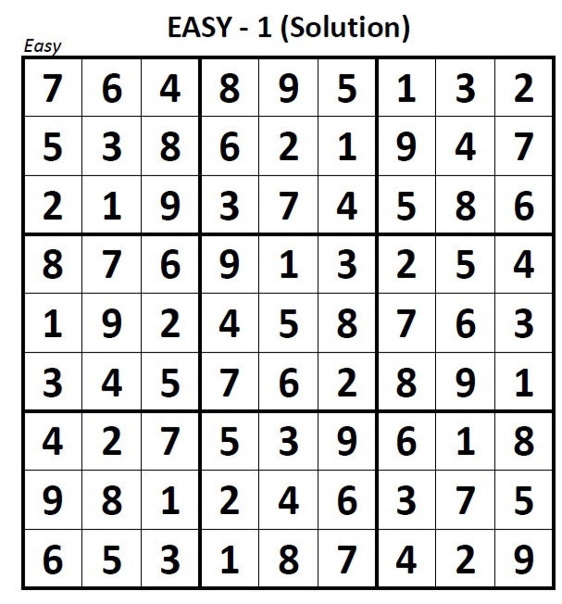 Sudoku Puzzles Printable, Sudoku Printable, Sudoku Large Print, Sudoku ...