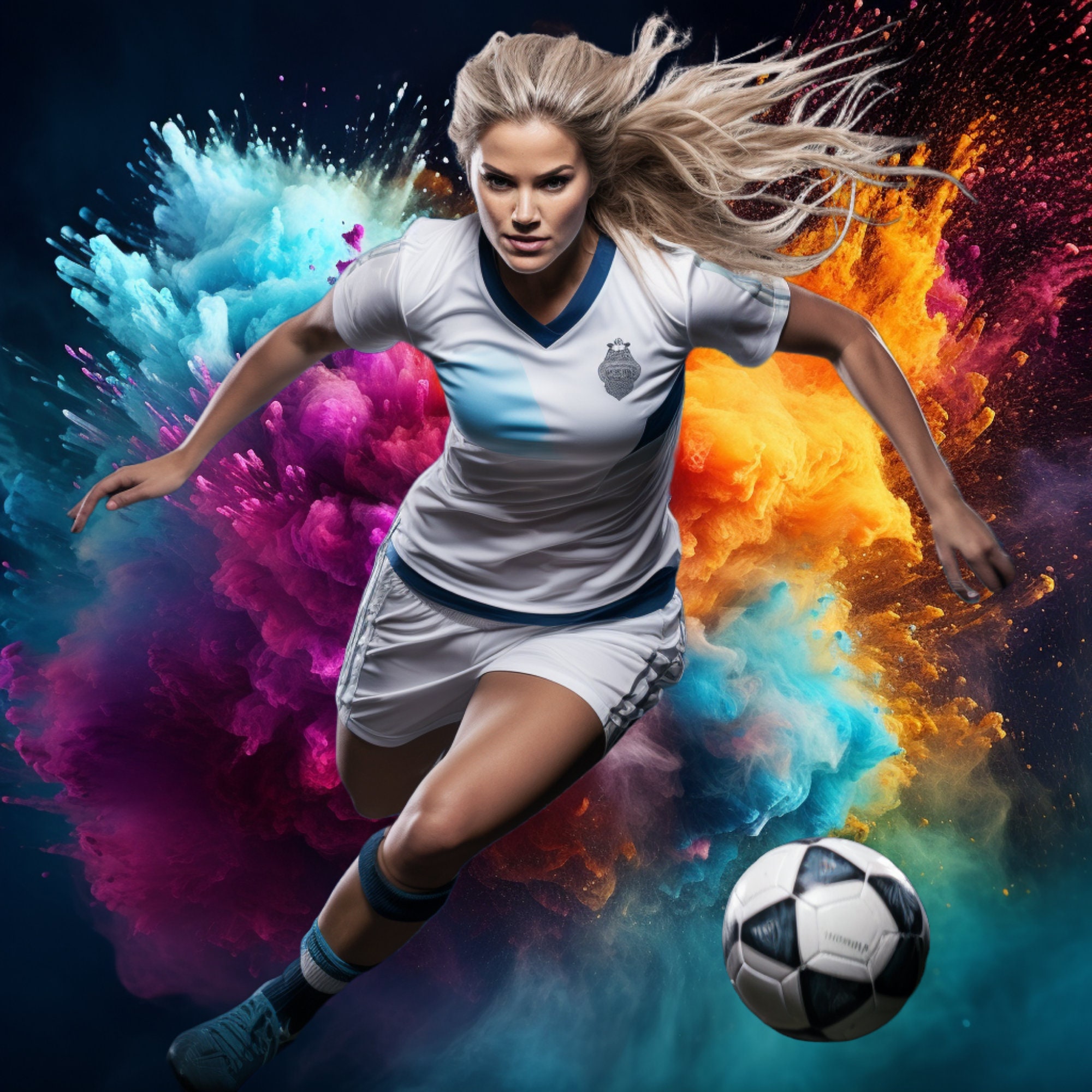 Color Explosion Sports Background, Sports Backdrop, Cheer, Band ...