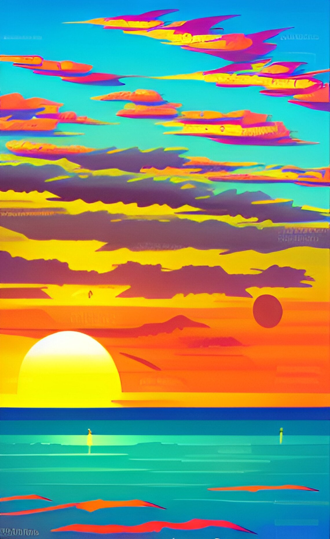 Retro Background, Retro Beach Background, Retro Beach Sunset Background ...