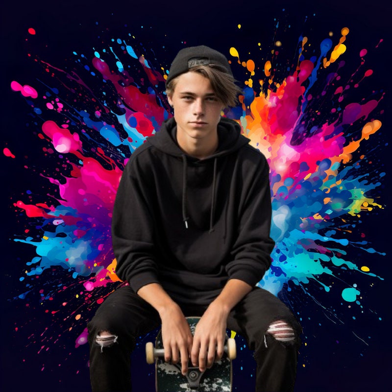 Paint Splatter Background Paint Splatter Sports Background - Etsy