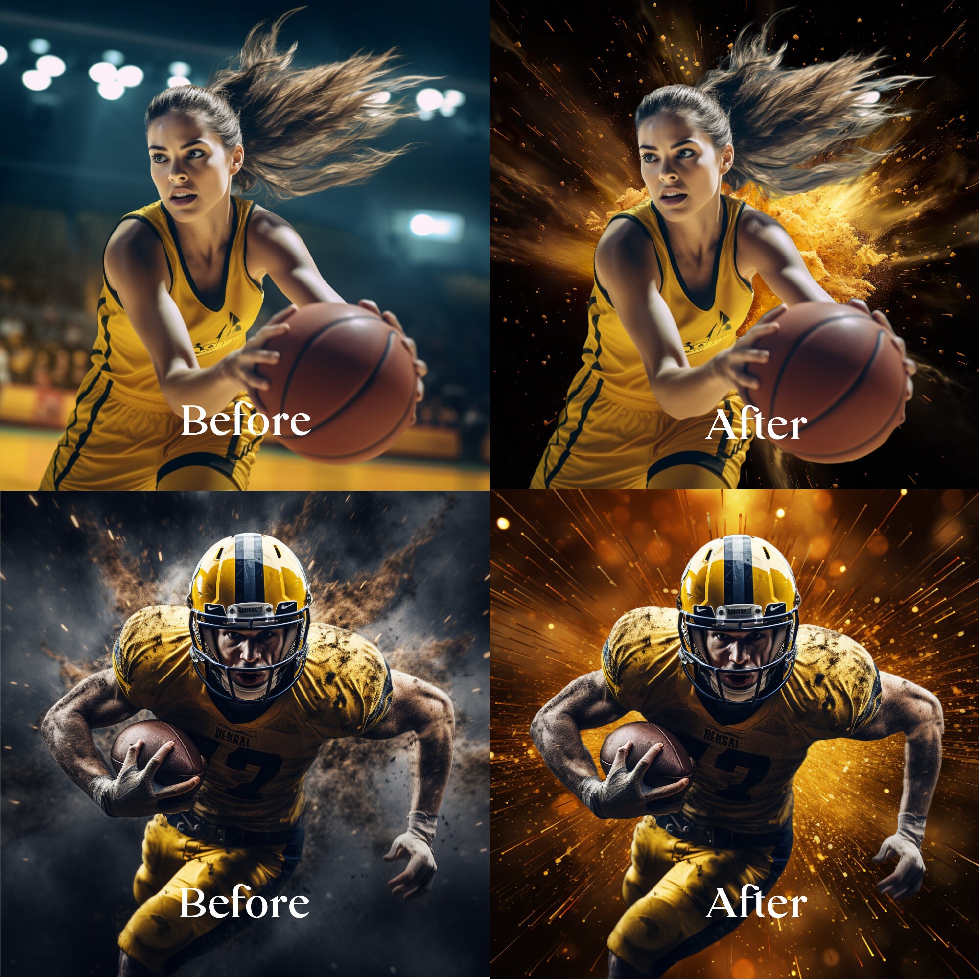 Yellow Sports Background, Sports Backdrop, Particle Explosion, Smoke ...