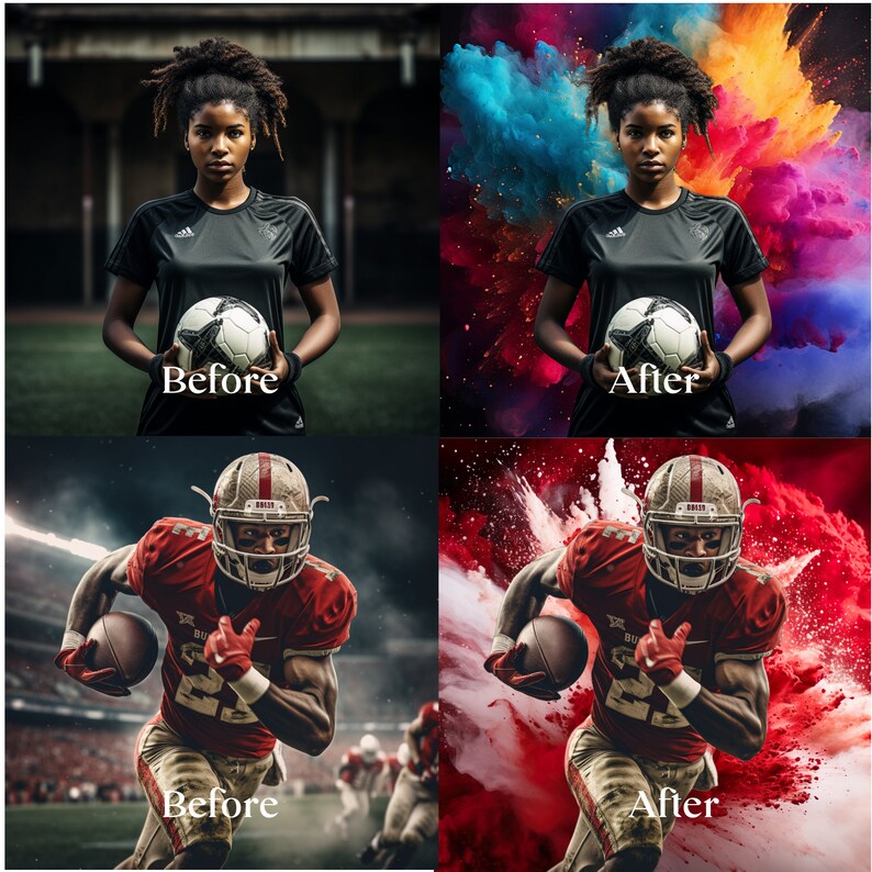 Color Explosion Sports Background, Sports Backdrop, Cheer, Band ...