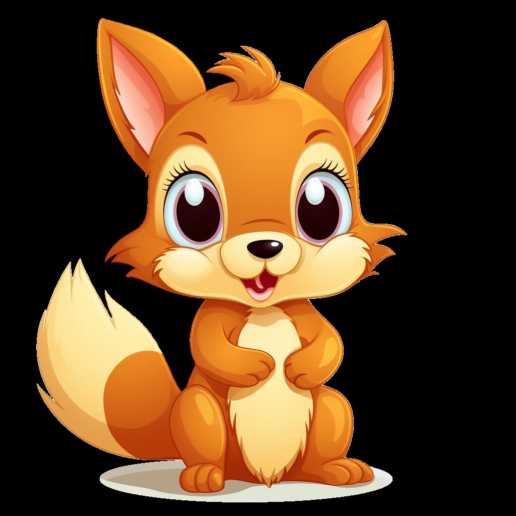 Woodland Animals Clipart Transparent Background PNG - Etsy