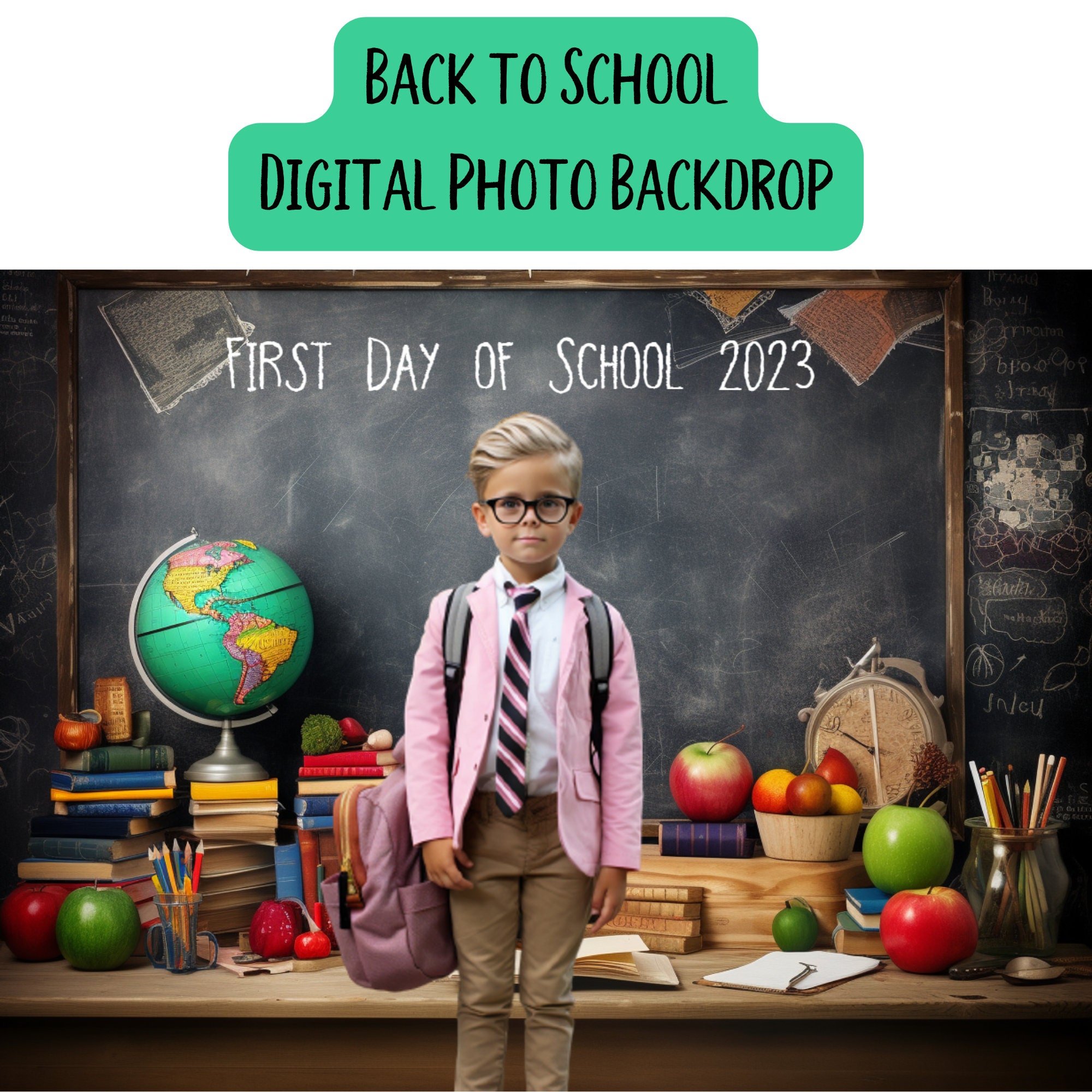 Back to School Photo Backdrops, First Day of School Photo Backdrops - Etsy