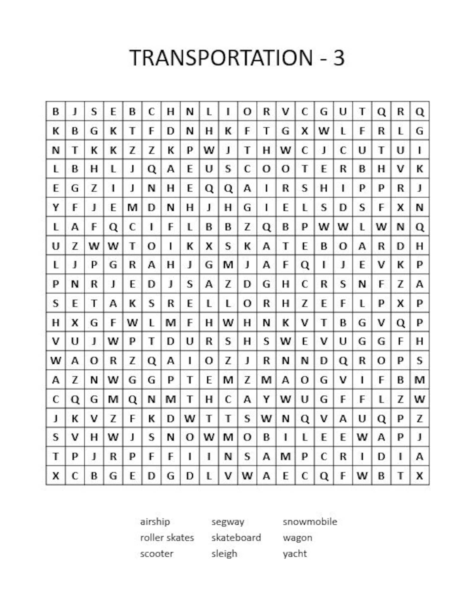 Word Search Printable, Word Searches, Word Searches With Answers, Word ...
