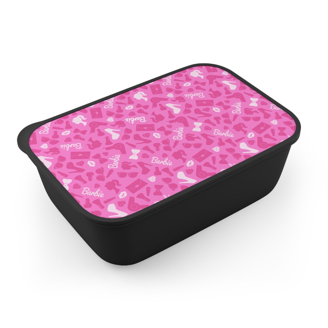 Barbi Pink PLA Bento Box With Band and Utensils - Etsy