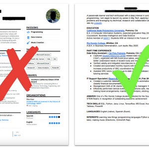 Buy Resume CV Template for Big Tech FAANG MAANG Jobs Google Docs Simple ...