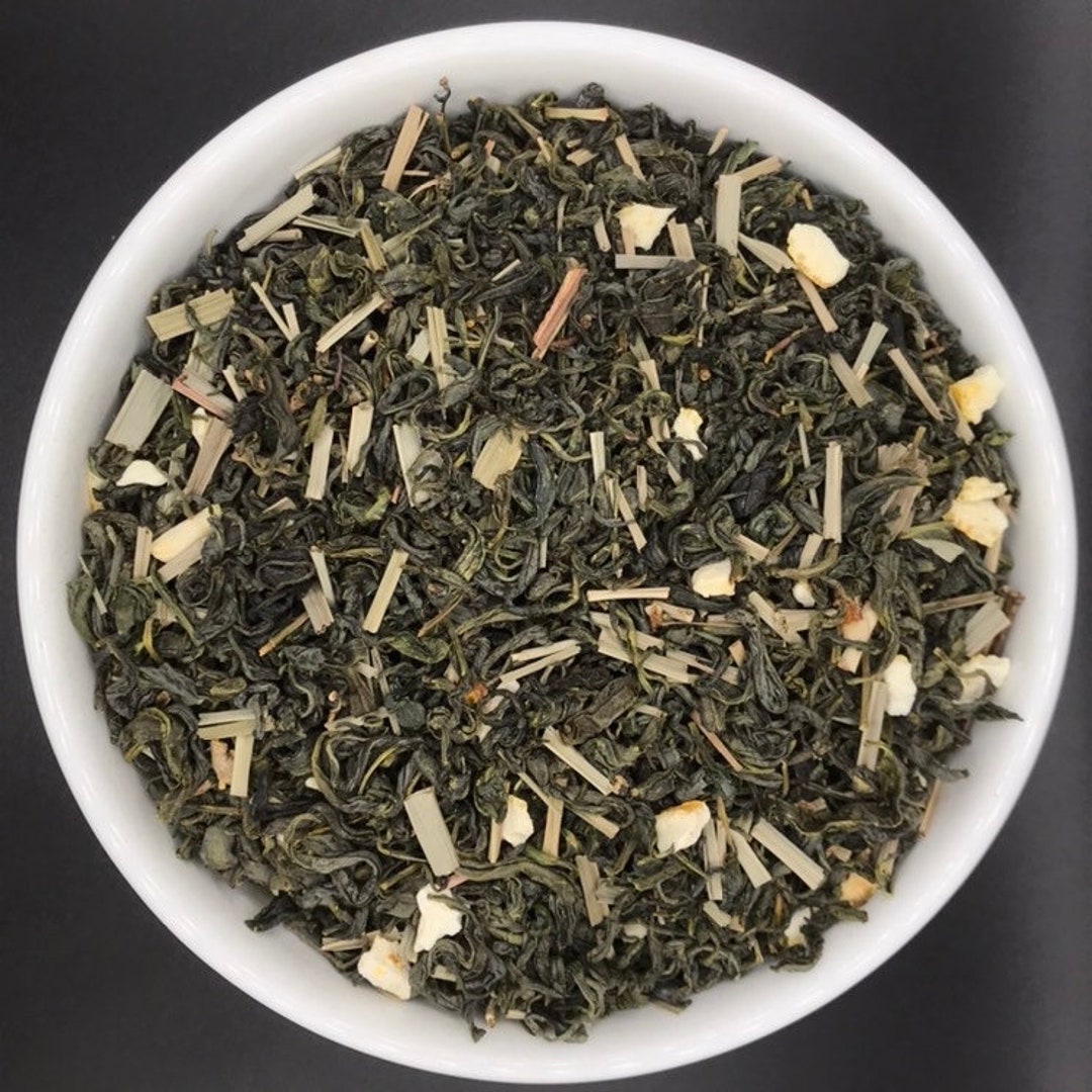 Lemon Green Tea - Premium Chinese Loose Tea - No Additives - Chinese ...