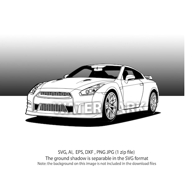 Nissan Gtr Papercraft - Etsy
