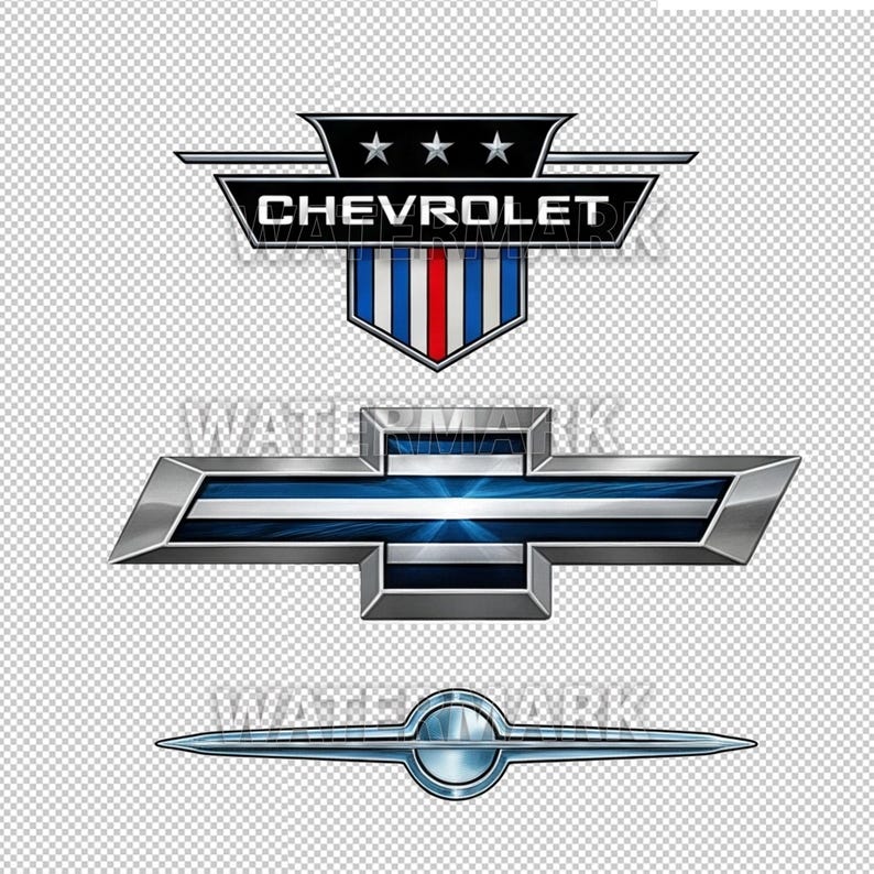 Chevrolet Logos PNG Transparent 17 Style Digital Designs - Etsy