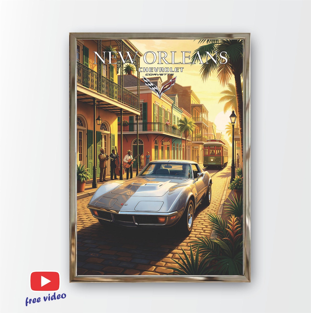 1965 Chevrolet Corvette Wall Art Decor, Poster - Etsy