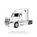 Semi Truck Freightliner Cascadia Svg,ai,dxf,eps,png,jpg - Etsy