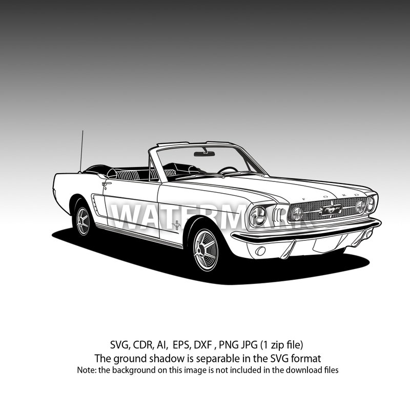 Mustang Svg - Etsy