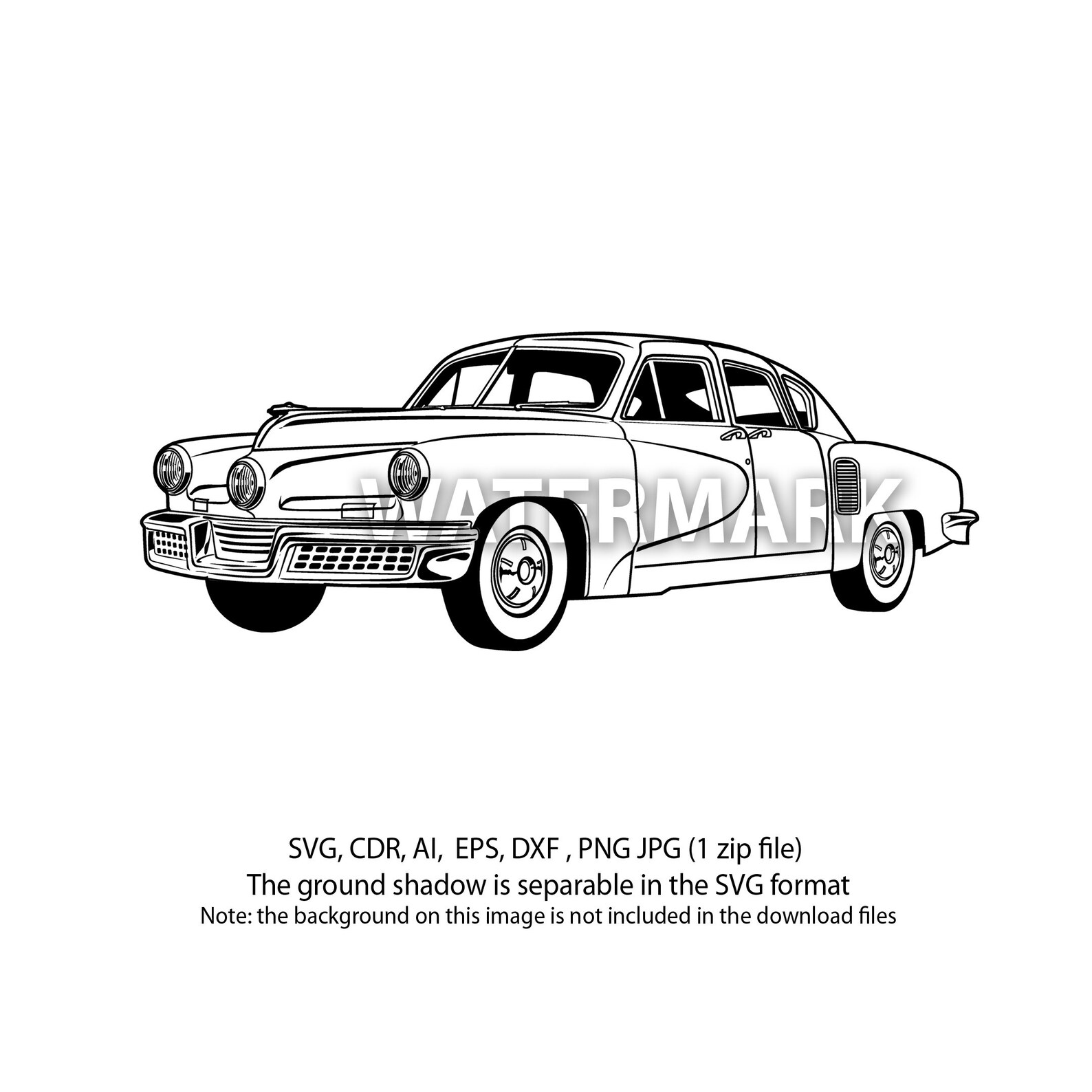 Tucker Svg,cdr,ai,dxf,eps,png,jpg - Etsy