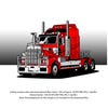 Semi Truck Freightliner Classic Svg,ai,dxf,eps,png,jpg - Etsy Canada