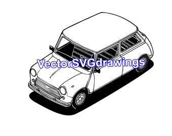 Austin Mini Svg | Etsy