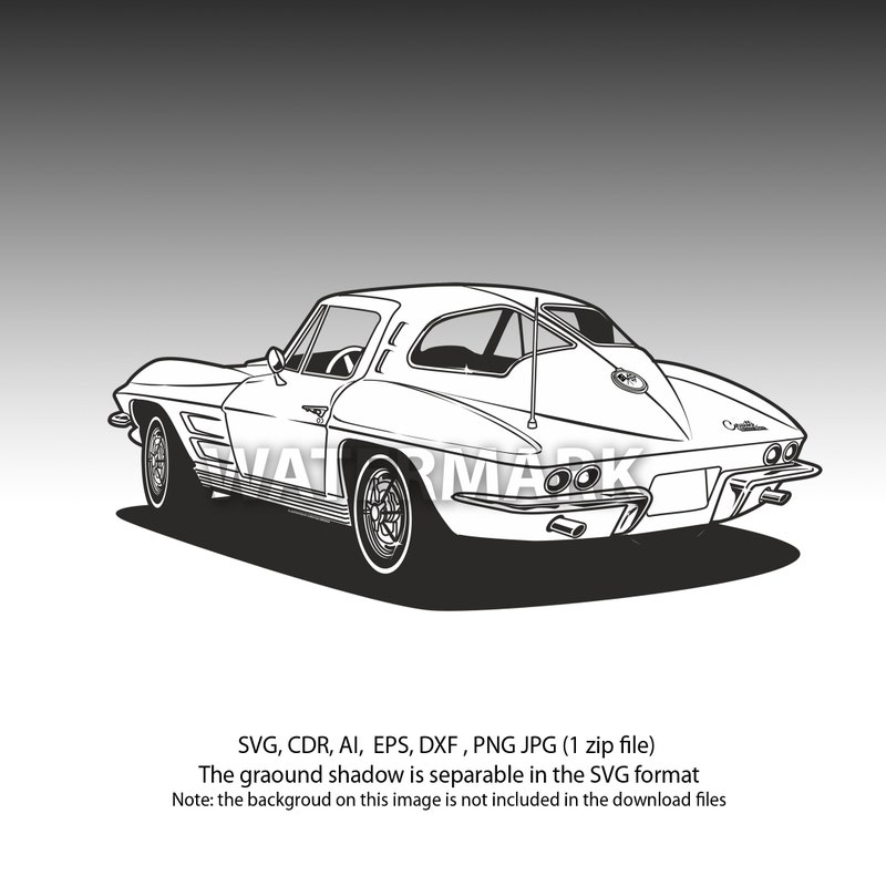 Corvette Svg - Etsy