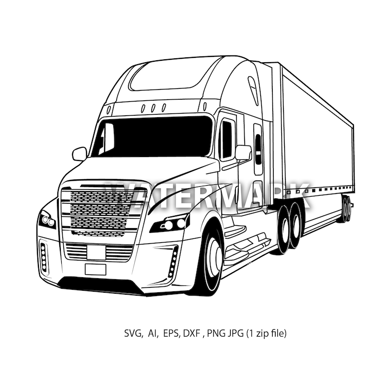 Freightliner Cascadia - Etsy