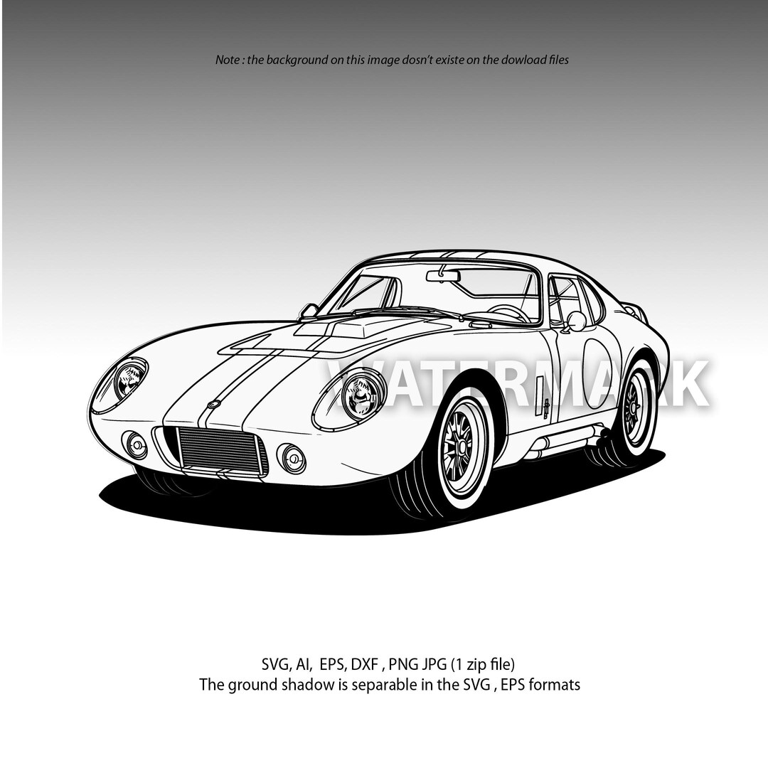 Shelby Daytona 1984 Svg,ai,dxf,eps,png,jpg - Etsy
