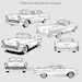 1958 Chevrolet Bel Air SVG, PNG 6 Designs - Etsy