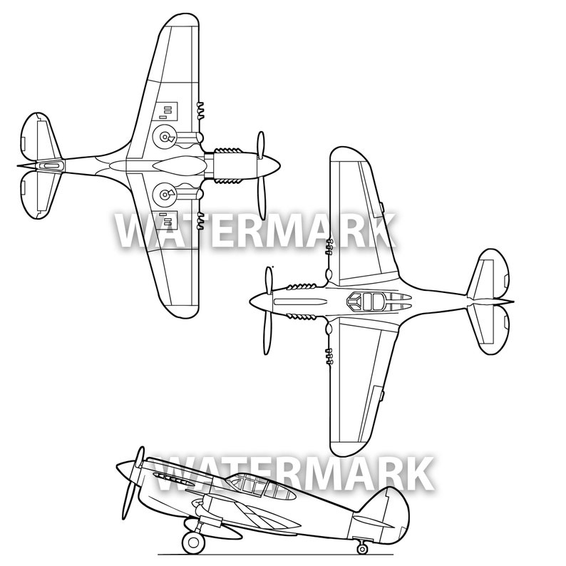 Kitty Hawk Aircraft Plane Svg, Eps, Ai, Dxf, Ai, Png, Jpg - Etsy