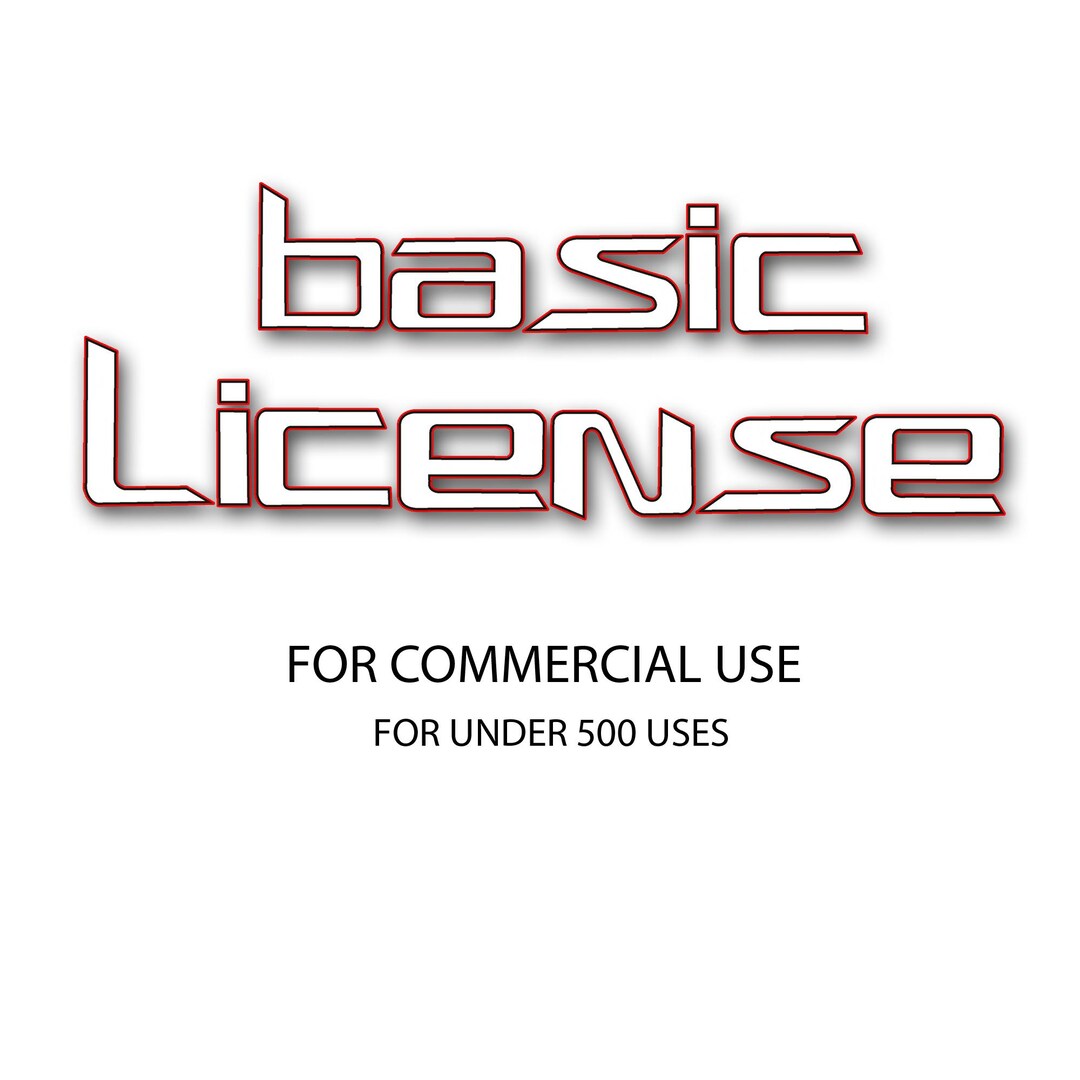 Basic License for Commercial Use - Etsy