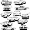 Pontiac GTO 1967 Angled View Vector Cut File - Etsy Canada