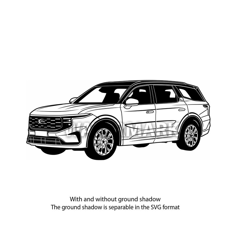 Ford Edge Svg,cdr,ai,dxf,eps,png,jpg - Etsy