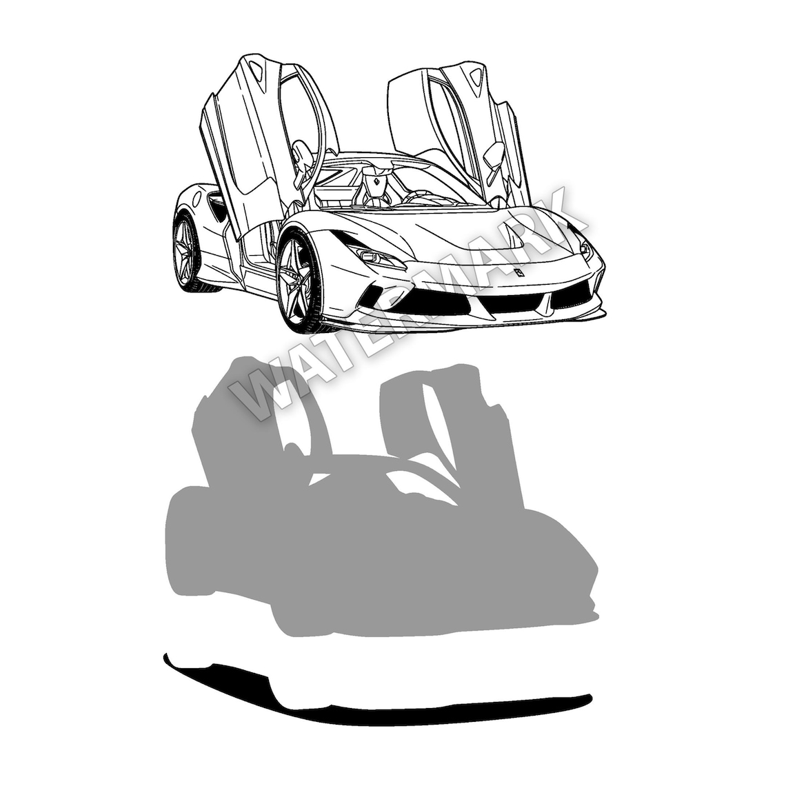 Ferrari F 80 Svg,ai,dxf,eps,png,jpg - Etsy