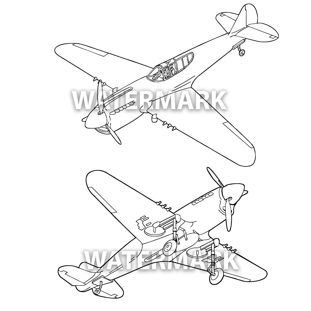 Kitty Hawk Aircraft Plane Svg, Eps, Ai, Dxf, Ai, Png, Jpg - Etsy
