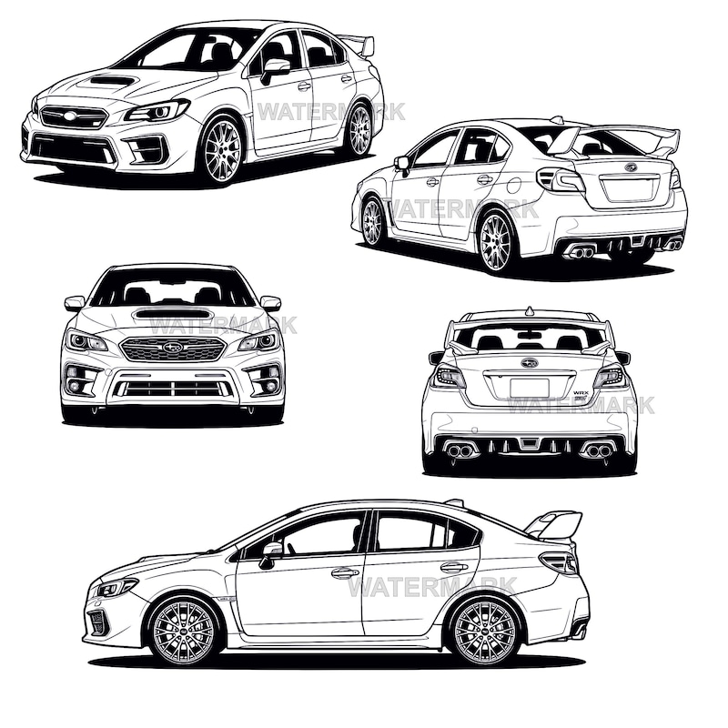 Subaru Wrx Cricut - Etsy