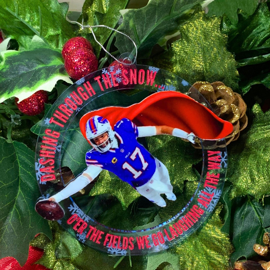 Josh Allen Ornament: Buffalo Bills Mafia Christmas Tree Decoration - Etsy