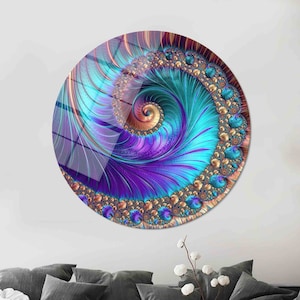 Tempered Glass, Glass Custom for Art, Glass Art Wall Decor, Abstract ...