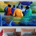 Baptism Wall Art, Black People Wall Art, African Art Canvas, Abstract ...