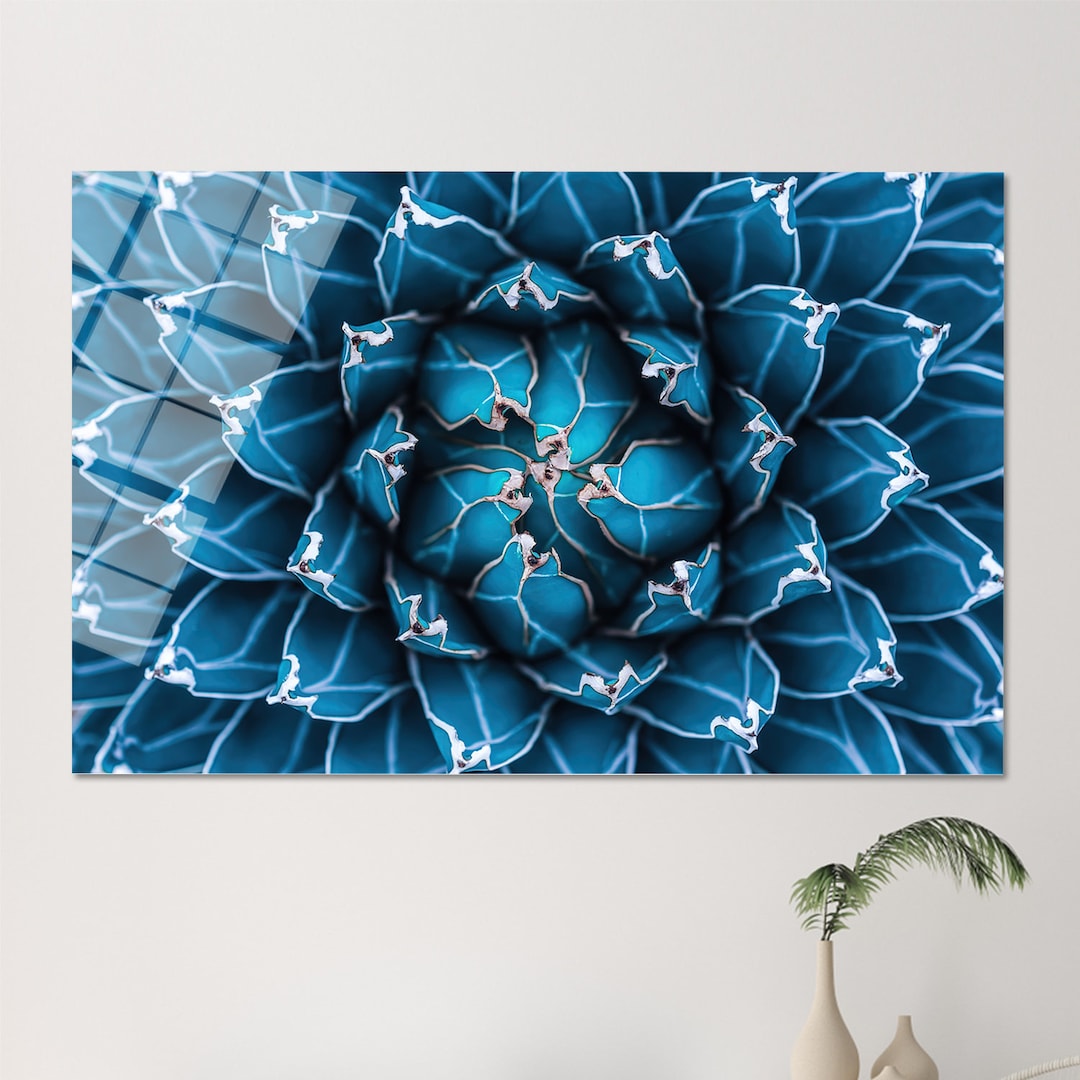 Glass Printing,floral Pattern Glass,glass,cactus,abstract Natural ...