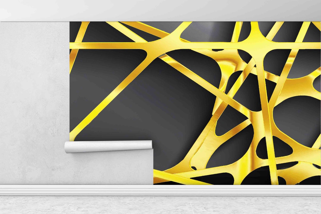 Gift Wallpaper, Metallic Effect Wall Art, 3d Metallic Effect Paper ...
