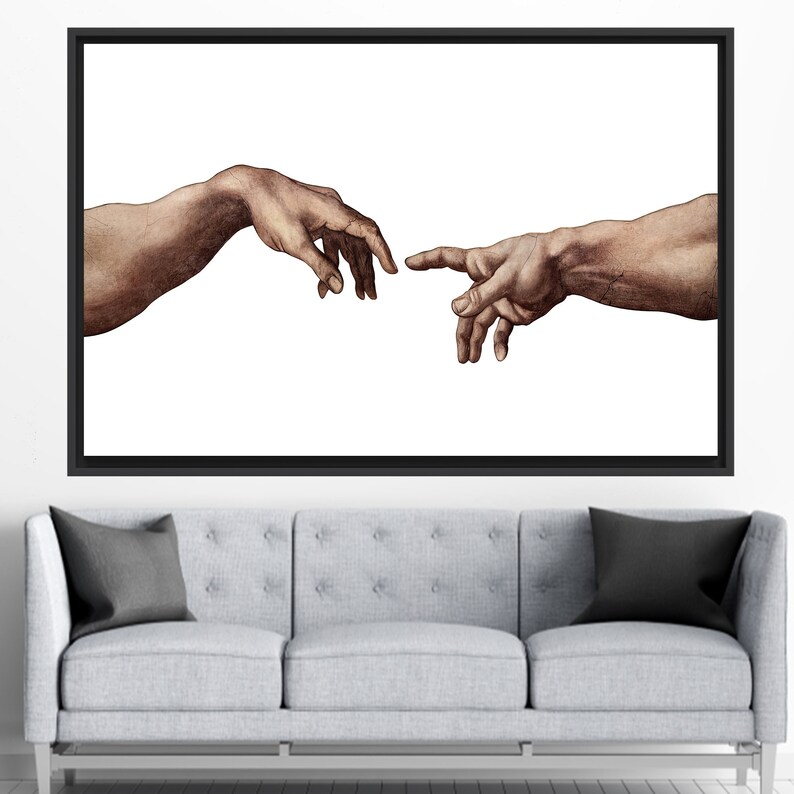 Creation of Adam Wall Art Sistine Chapel Poster Creation of - Etsy