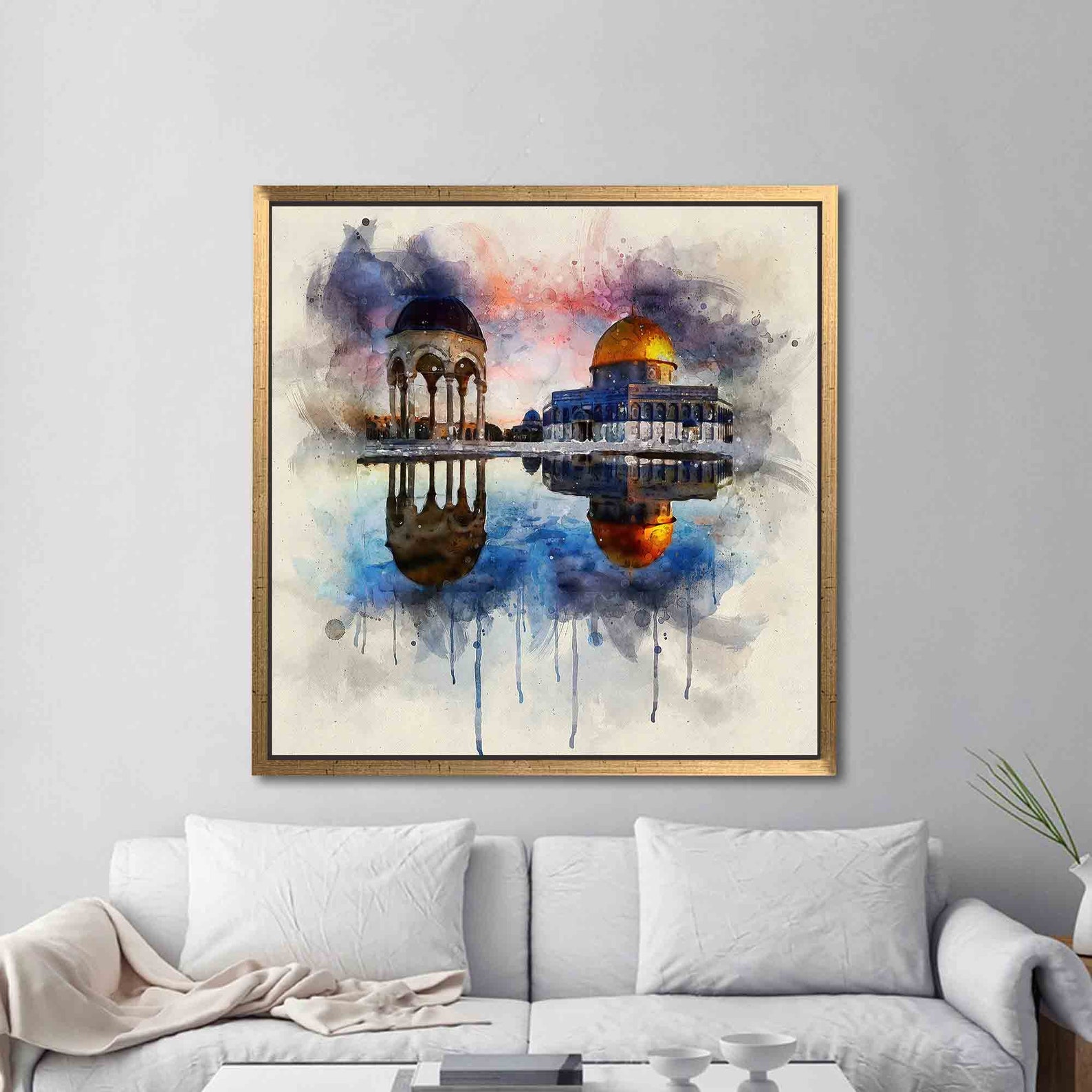 Al Aqsa Mosque, Masjid Al-aqsa Poster, Muslim Home Art, Ramadan Eid ...