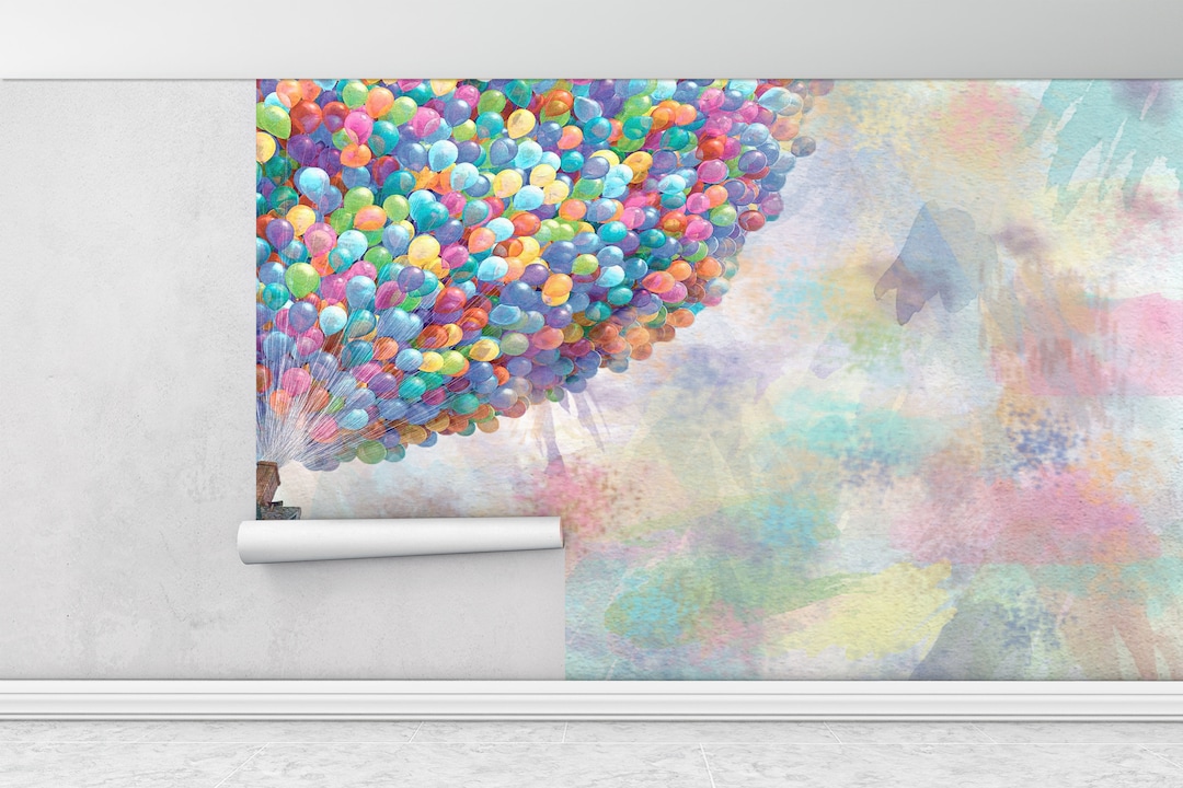 Colorful Wall Print,modern Wall Paper,paper Wall Art ,rainbow Wall ...